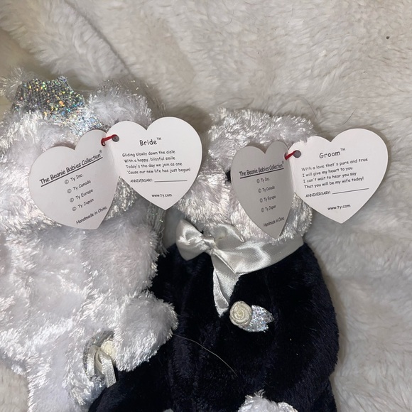Ty | Toys | Ty Beanie Babies Bride And Groom | Poshmark